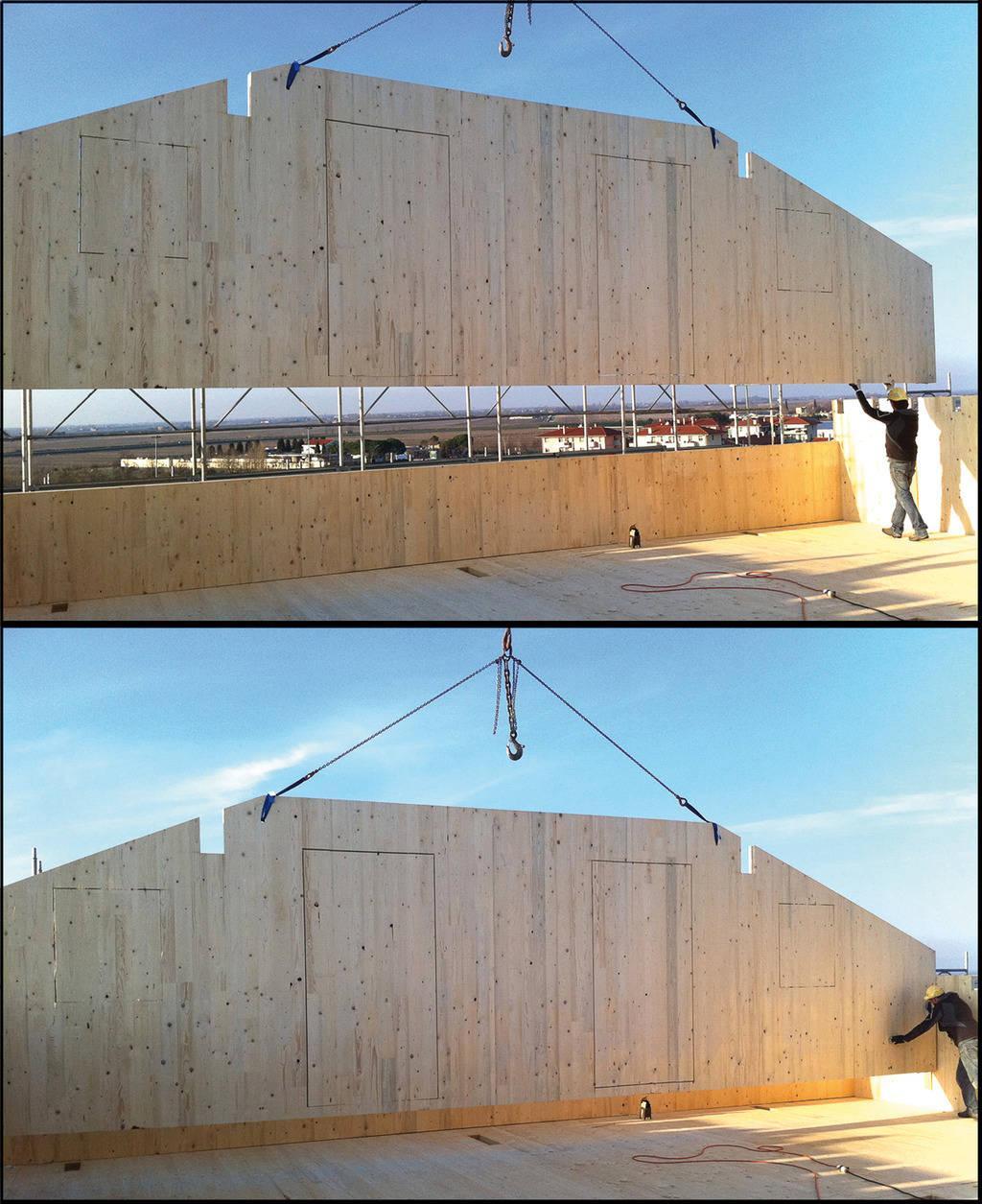 Posa parete clt - Gandelli Group Gandelli Group