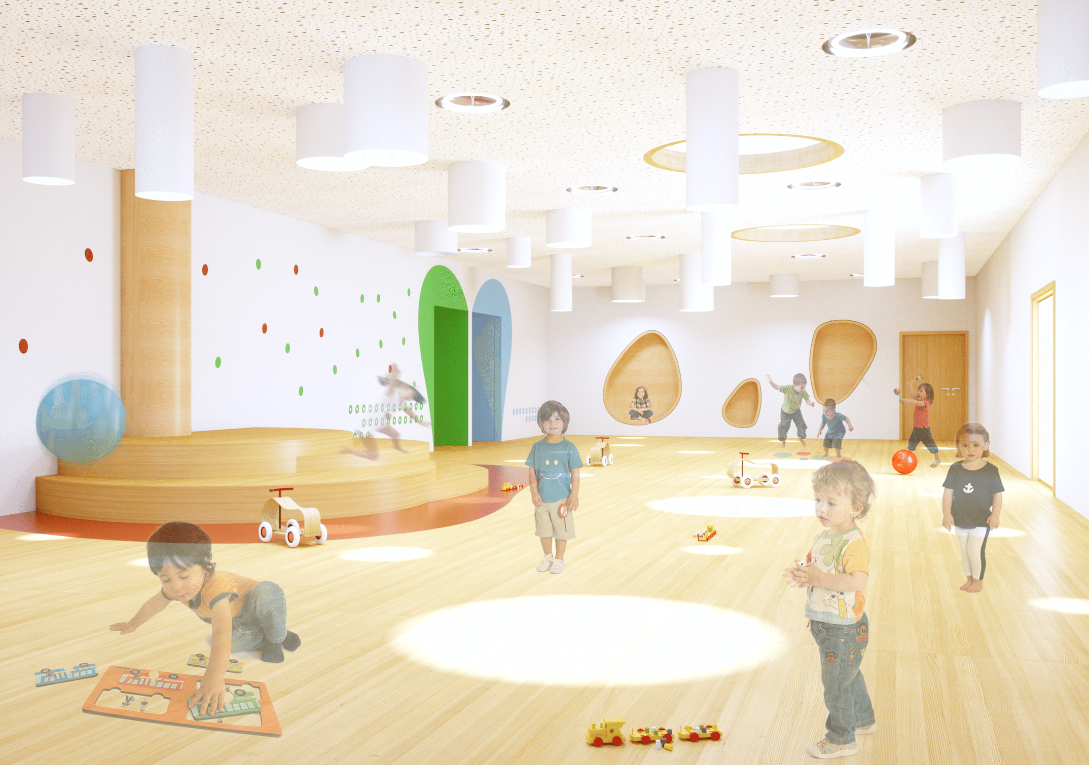 interni-in-legno-scuola-castelfranco-piandisco - Gandelli Group Gandelli Group