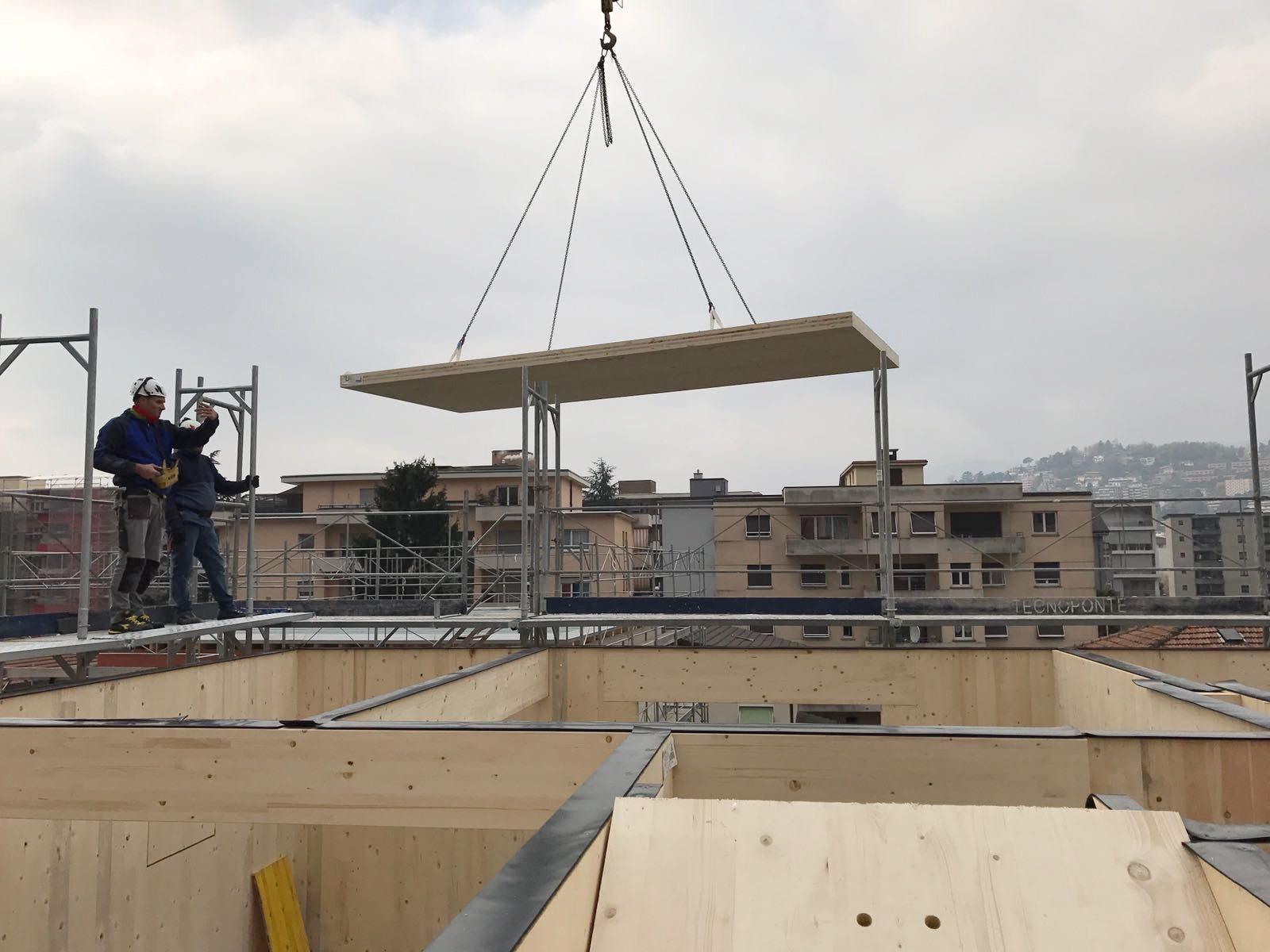 Edificio in legno 6 Piani | Lugano - Gandelli Group Gandelli Group