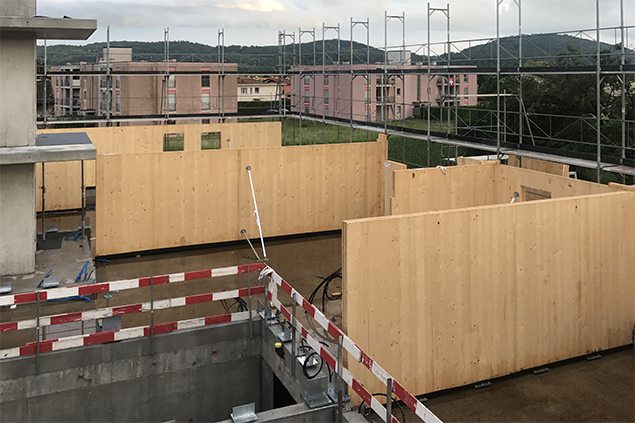 Edificio in Xlam a Ligornetto (Canton Ticino) - Gandelli Group Gandelli Group