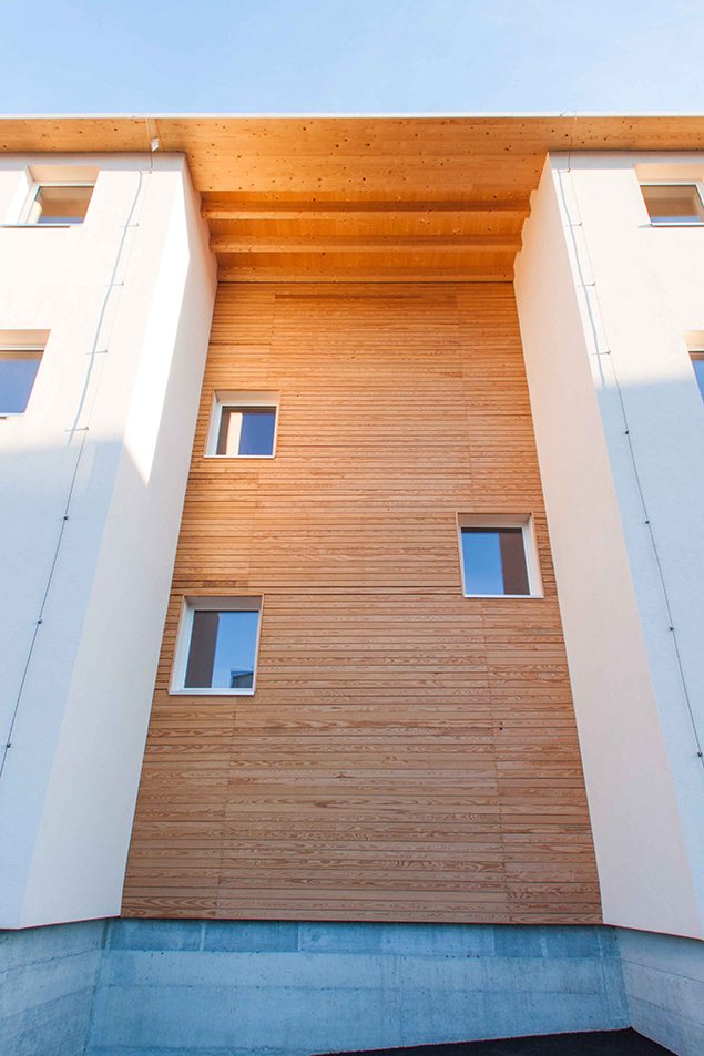 facciata-ventilata-legno-larice-mendrisio-gandelli - Gandelli Group Gandelli Group
