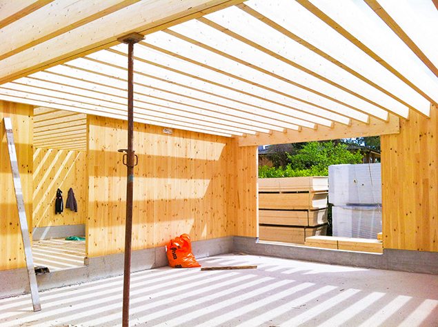 struttura-in-legno-lamellare-villa-udine-gandelli - Gandelli Group Gandelli Group